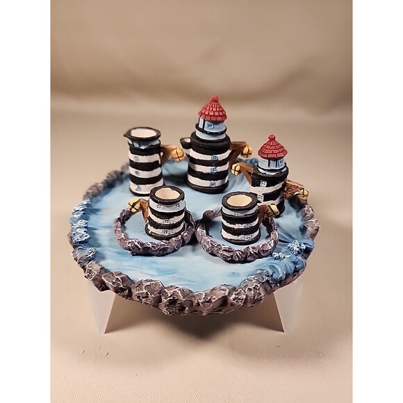Artmark | Accents | Mini Spirit Of The Sea Lighthouse Tea Set Artmark 8 ...